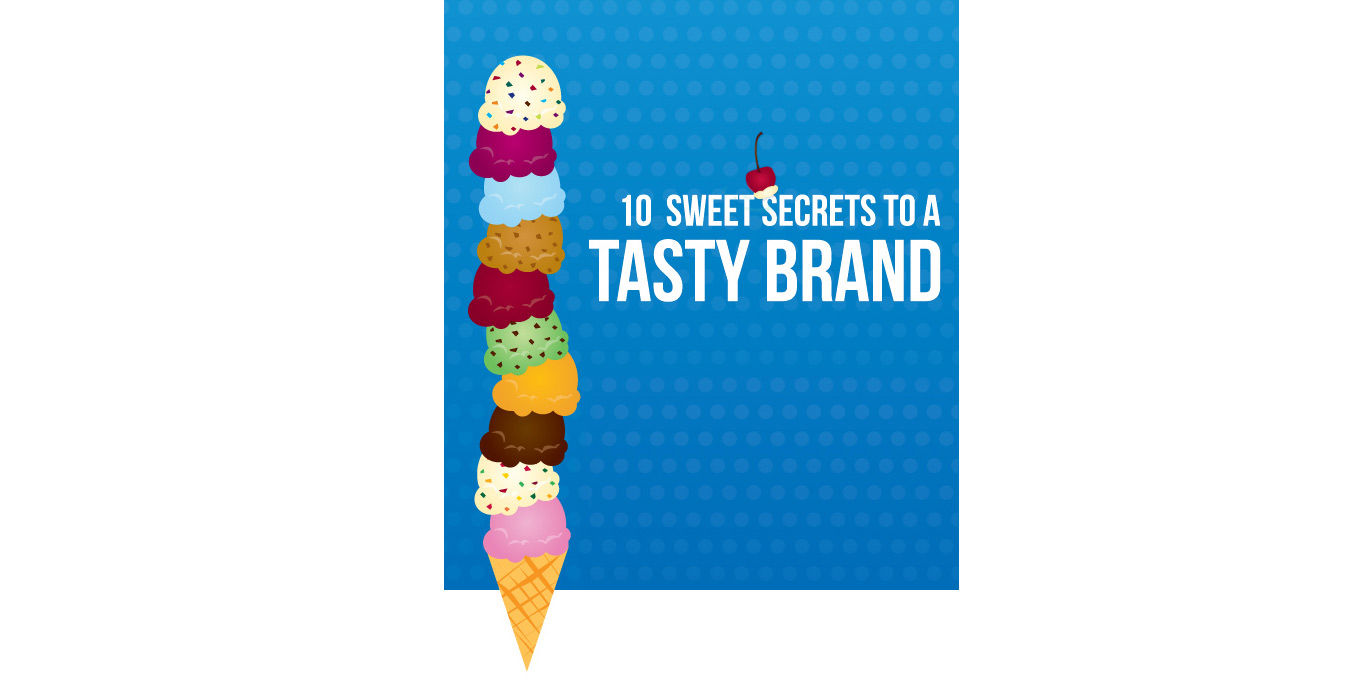 10 sweet secrets to a tasty brand - Graphic design agency Leicester
